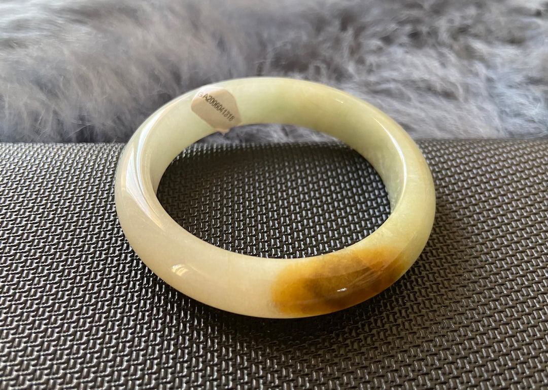 Certified Grade A Jadeite Icy Lemon Yellow Light Green and - Etsy