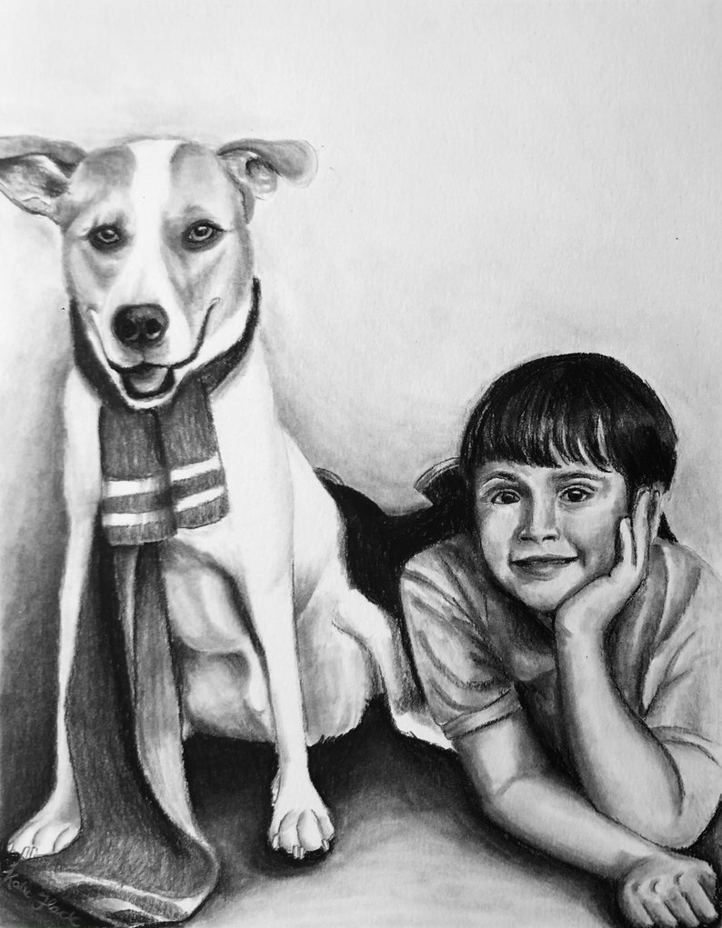 Custom Hand Drawn Portraits | Etsy