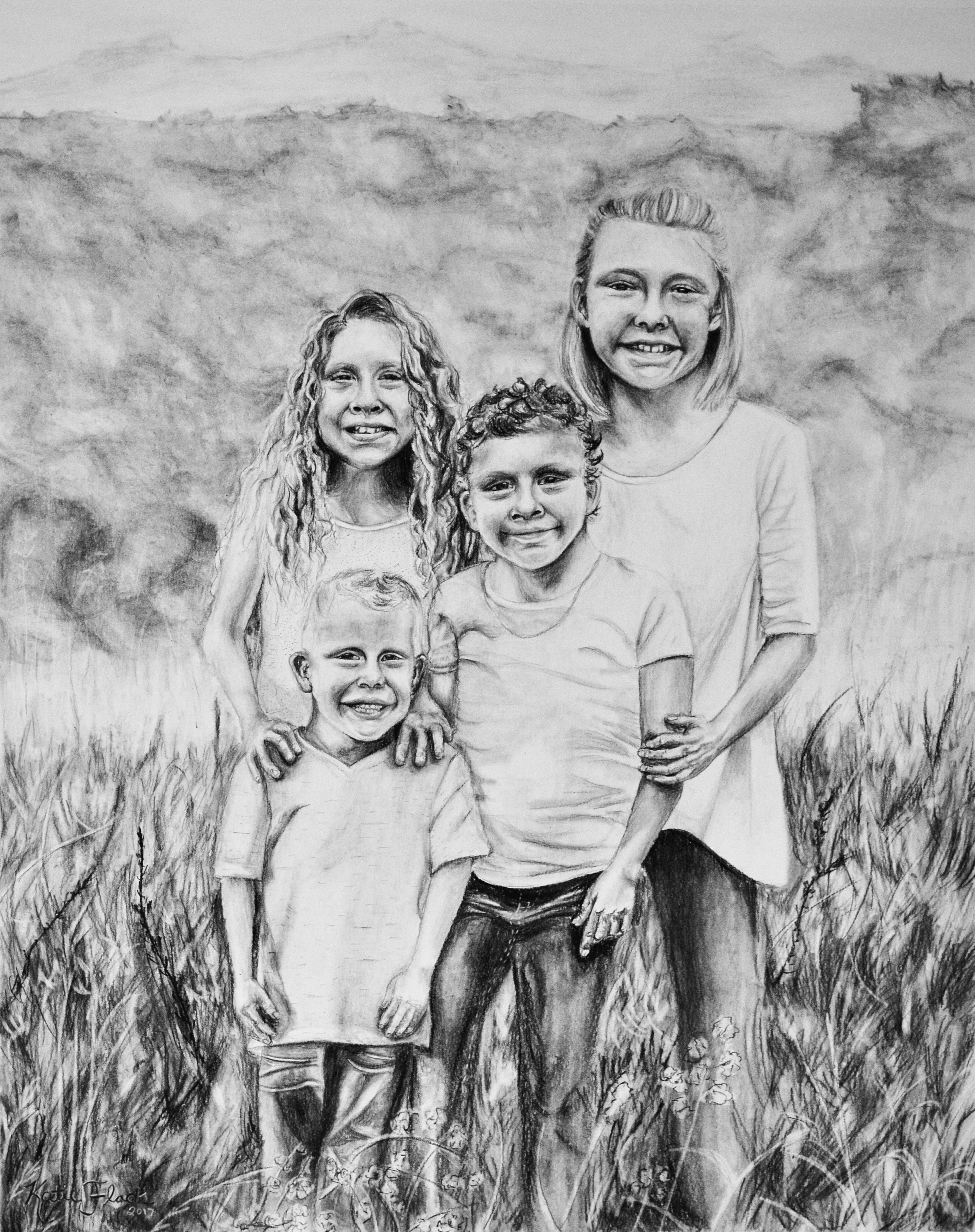 Custom Hand Drawn Portraits | Etsy