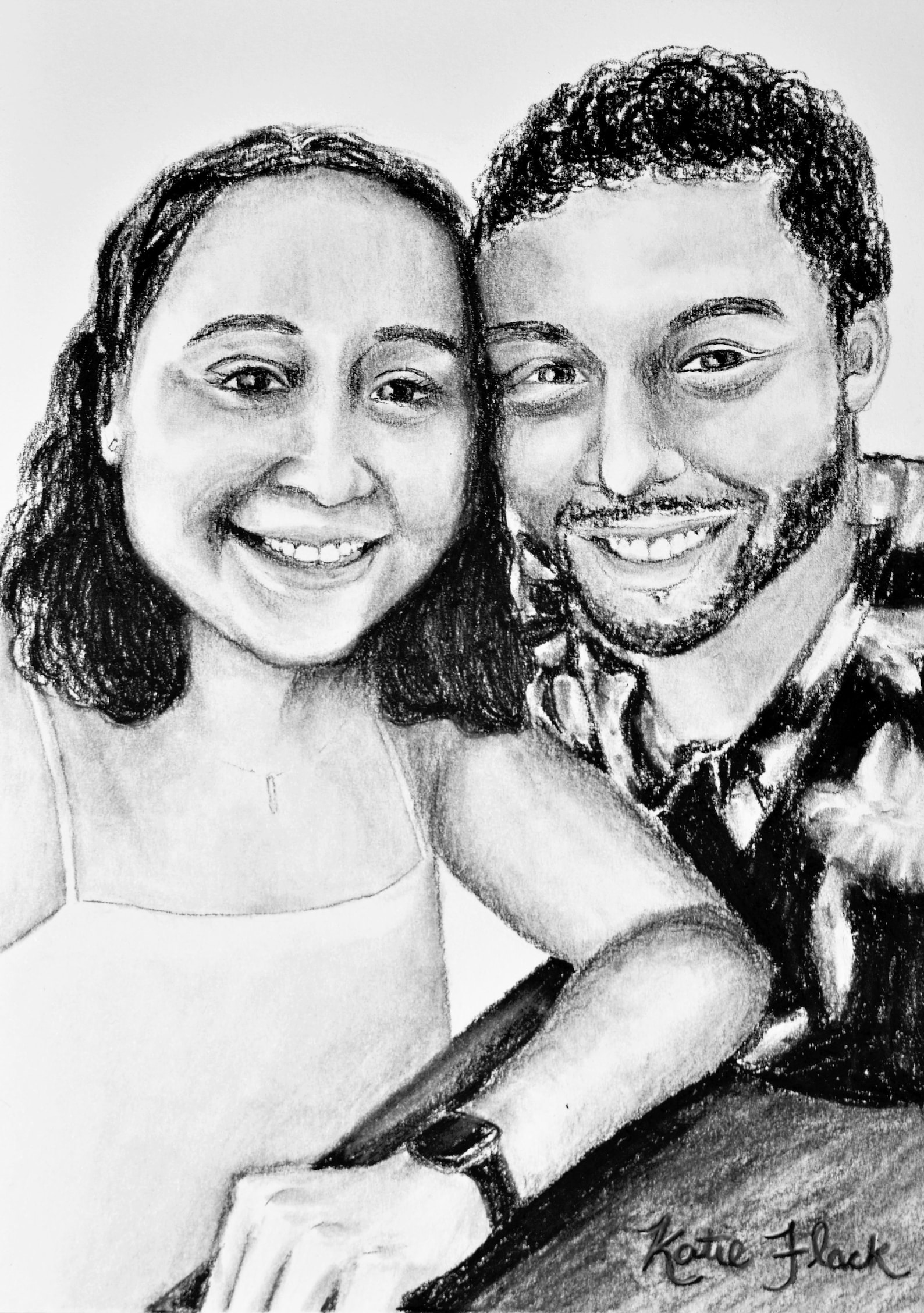 Custom Hand Drawn Portraits | Etsy