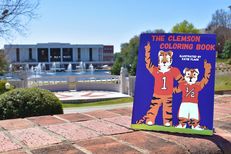 The Clemson Coloring Book Adult Coloring Book Kid's - Etsy