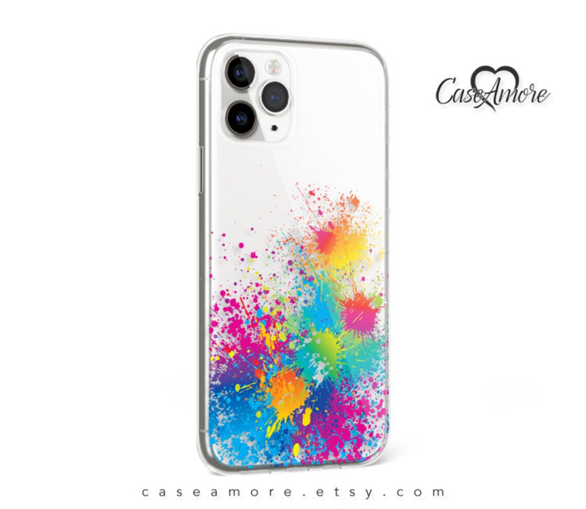 Paint Splash Iphone 13 Iphone 12 Pro Case Iphone 11 Case - Etsy
