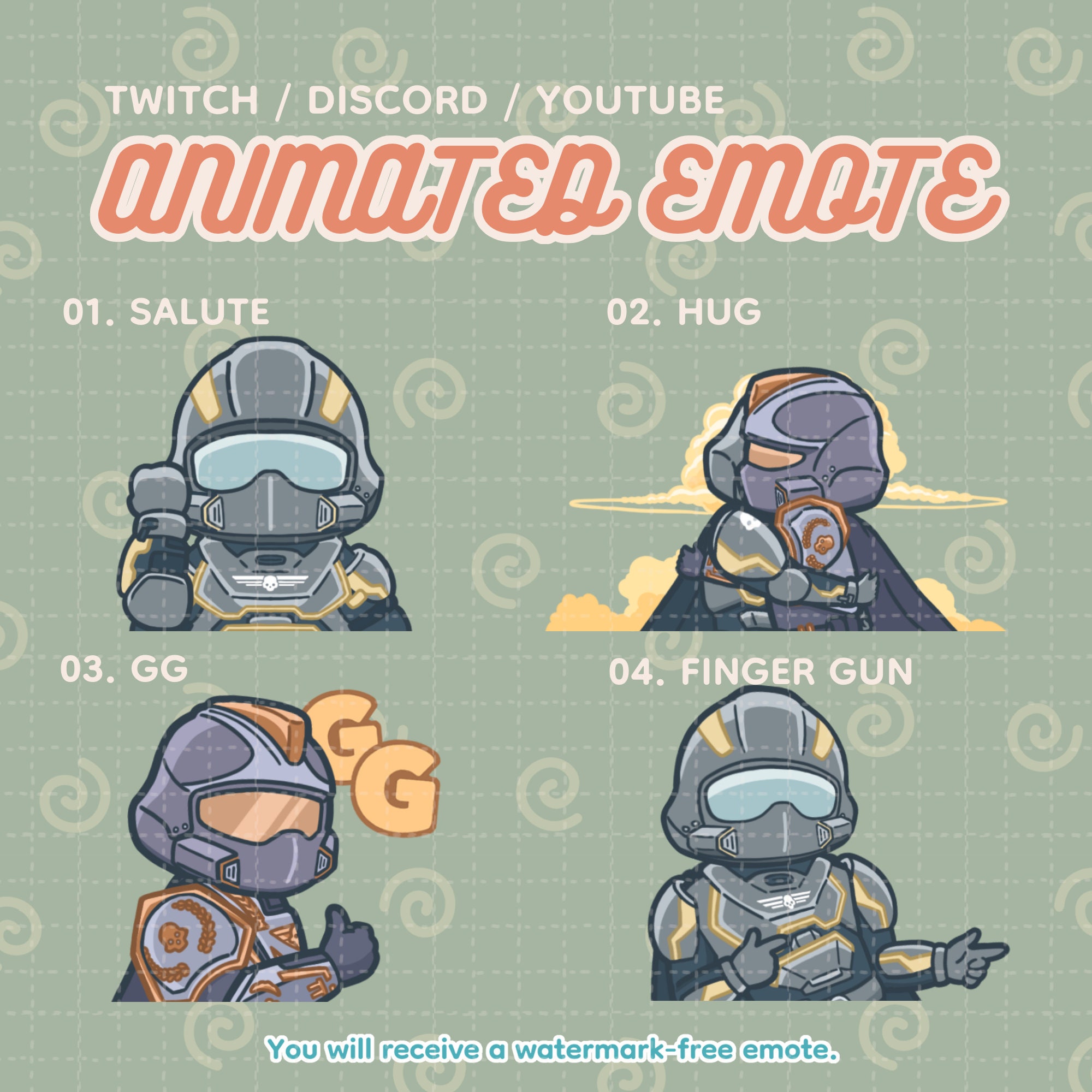 Helldivers Animated Emote Ver.1, Animated Emoji, Twitch Emote, Discord ...