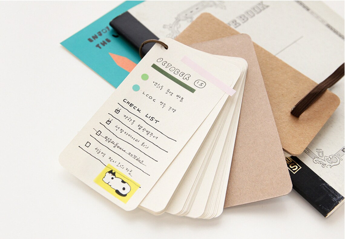 Mini Pocket Book Notes Notepads Handy Notebooks Ring - Etsy