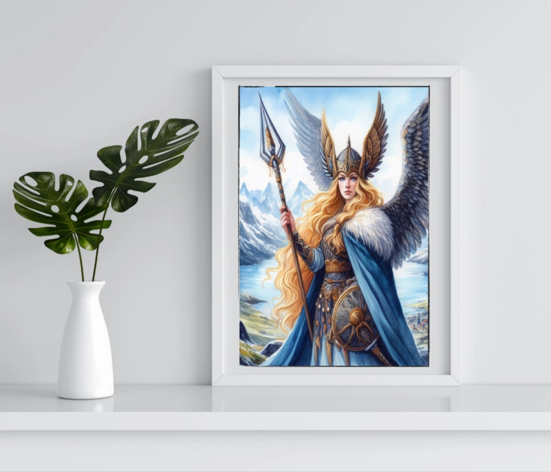 Goddess Freya Digital Print - Etsy