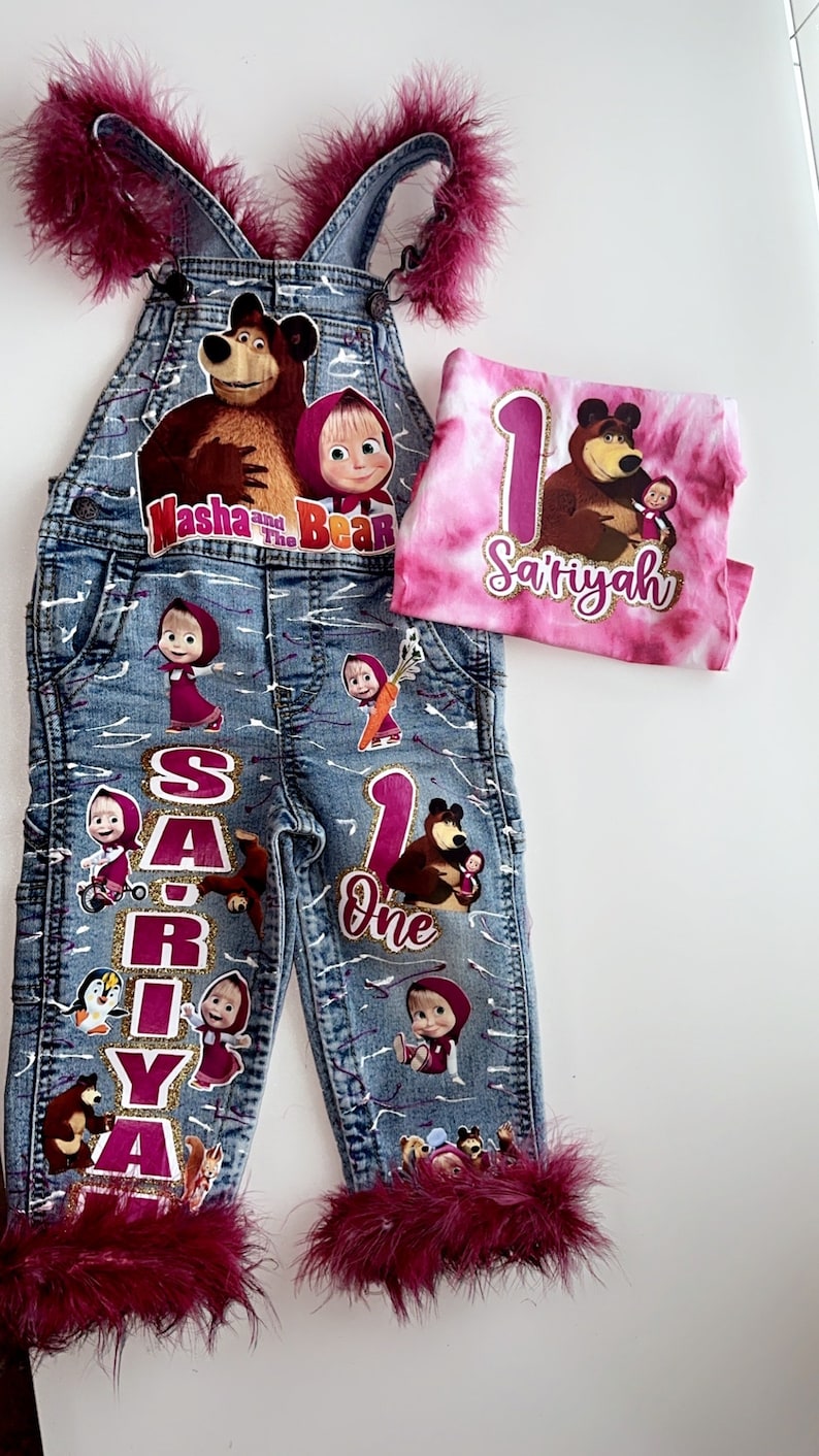 Birthday Overall Outfit| Kids Overall - Etsy