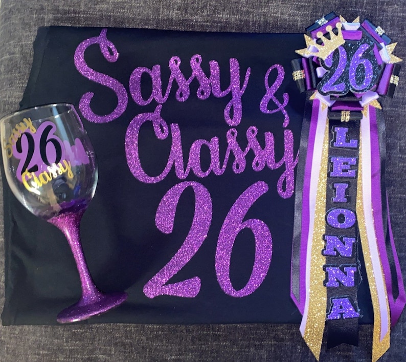 Birthday Shirt and Pin Set | Etsy