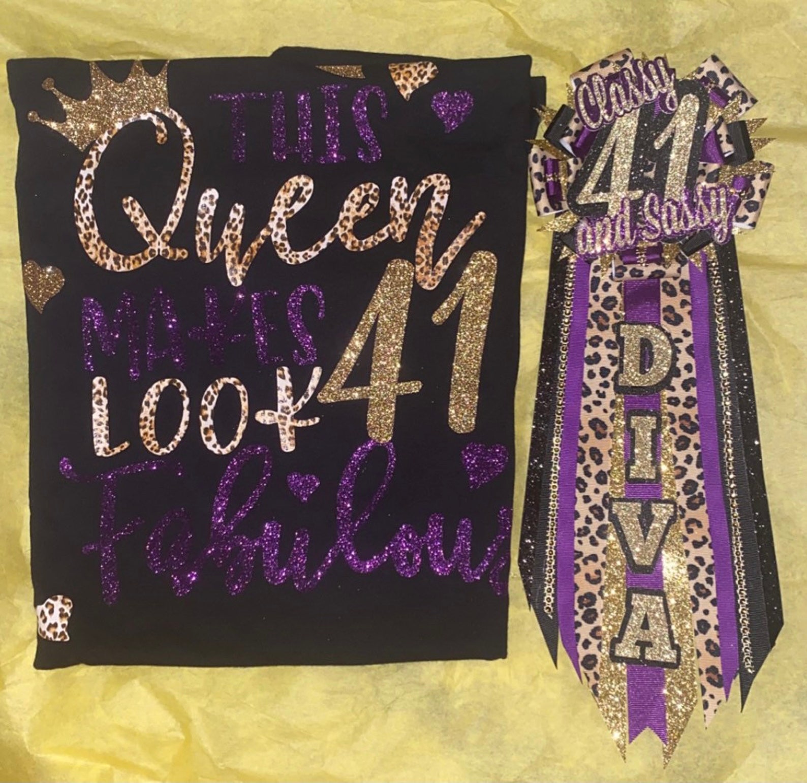 Birthday Shirt and Pin Set | Etsy