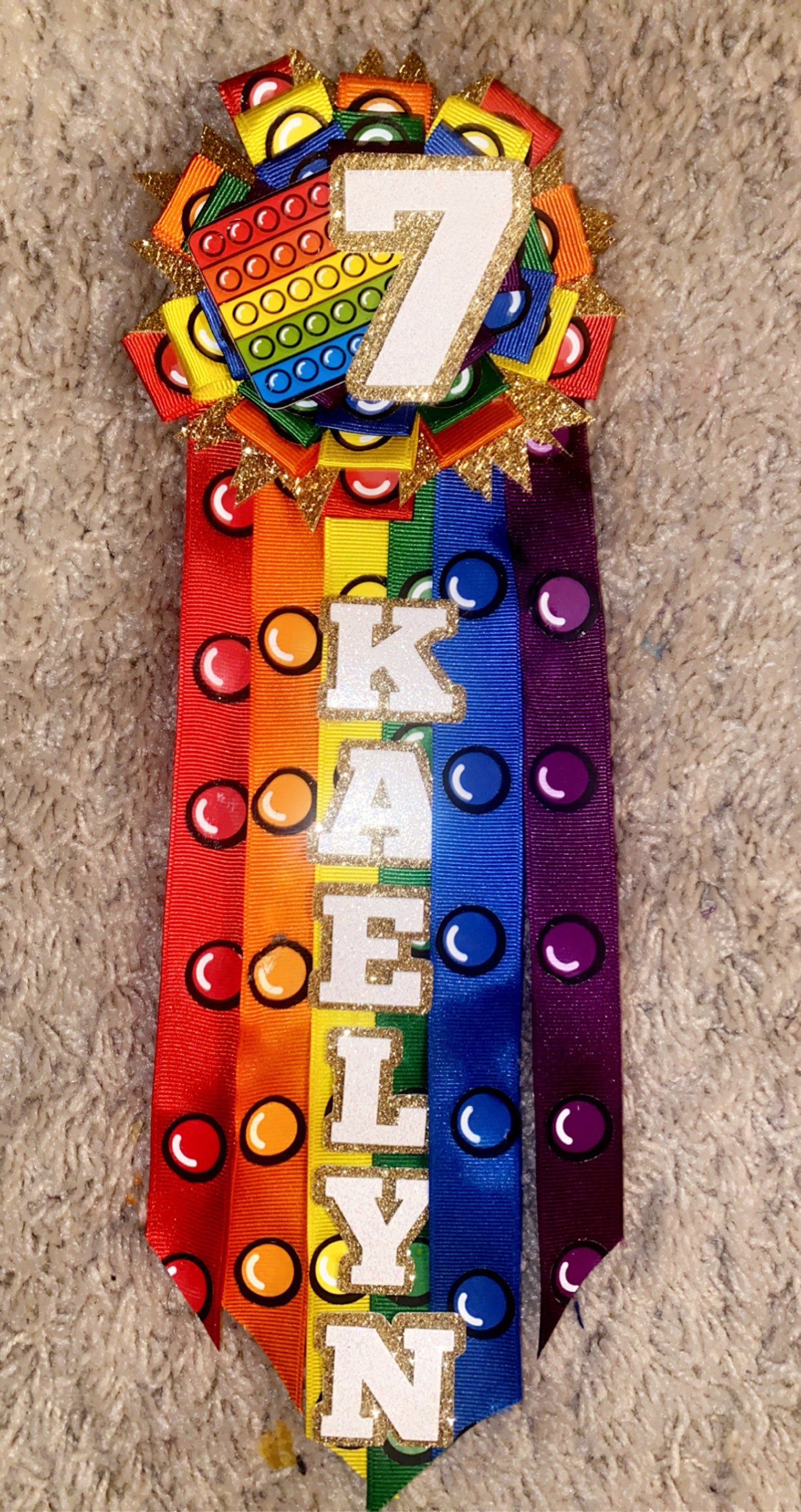 Birthday Pin (kids) - Etsy