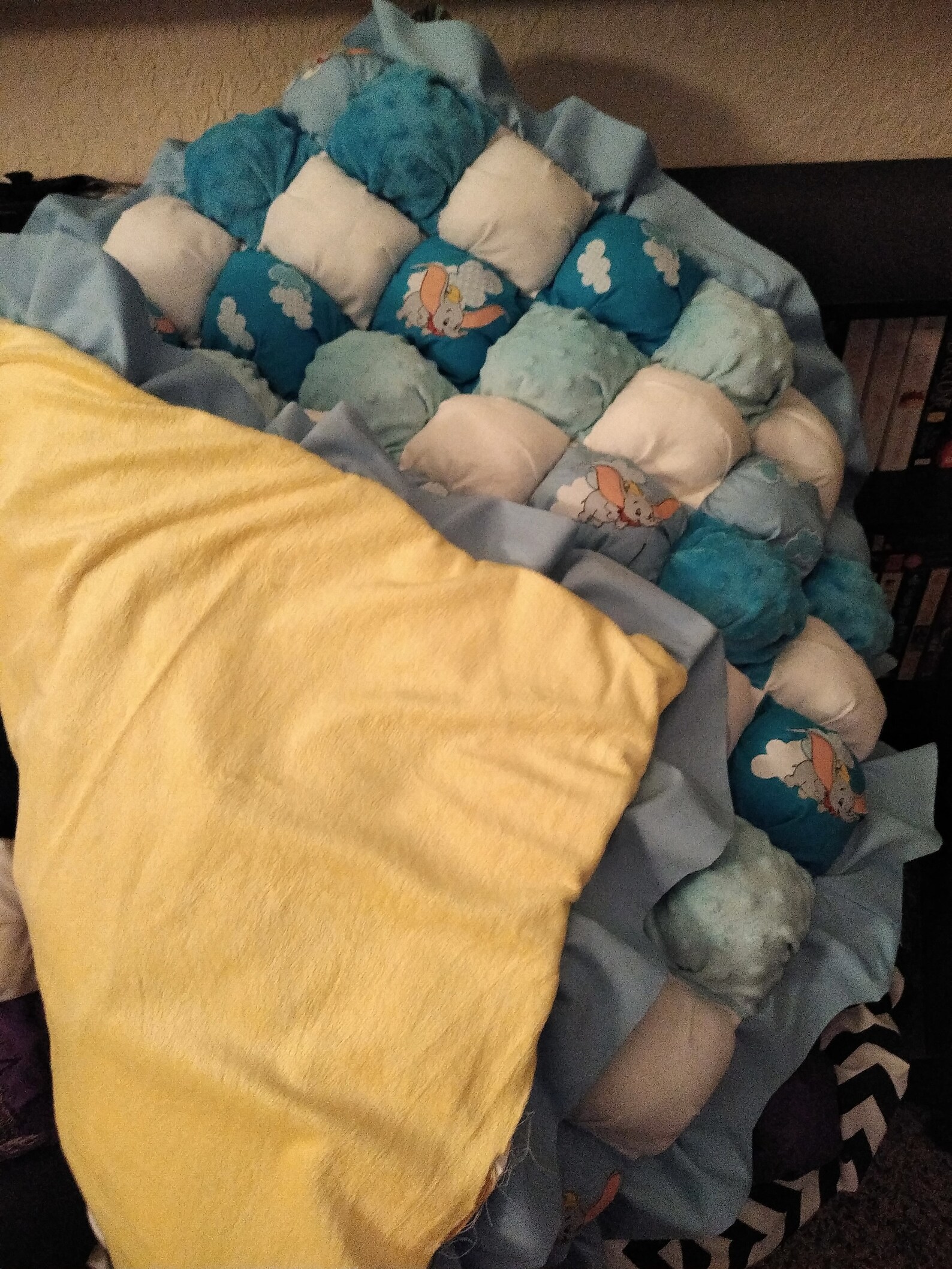 Disney Dumbo Quilt,dumbo Blanket,elephant Baby Set,bubble Quilt ...