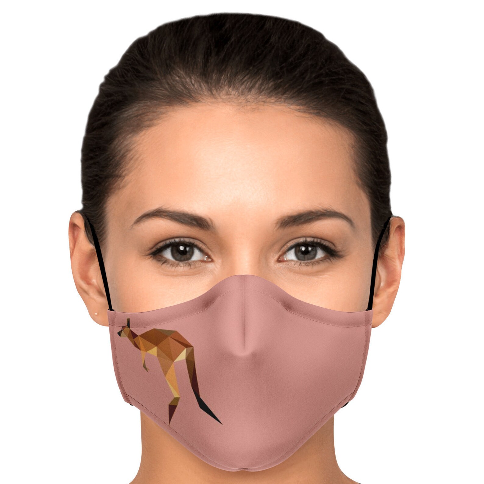 Kangaroo Face Mask ADJUSTABLE EAR LOOPS Aussie Pink Mask - Etsy