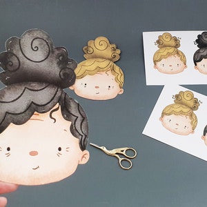 Printable Scrunchie Holder, Scrunchie Tag Template, Scrunchie Card ...