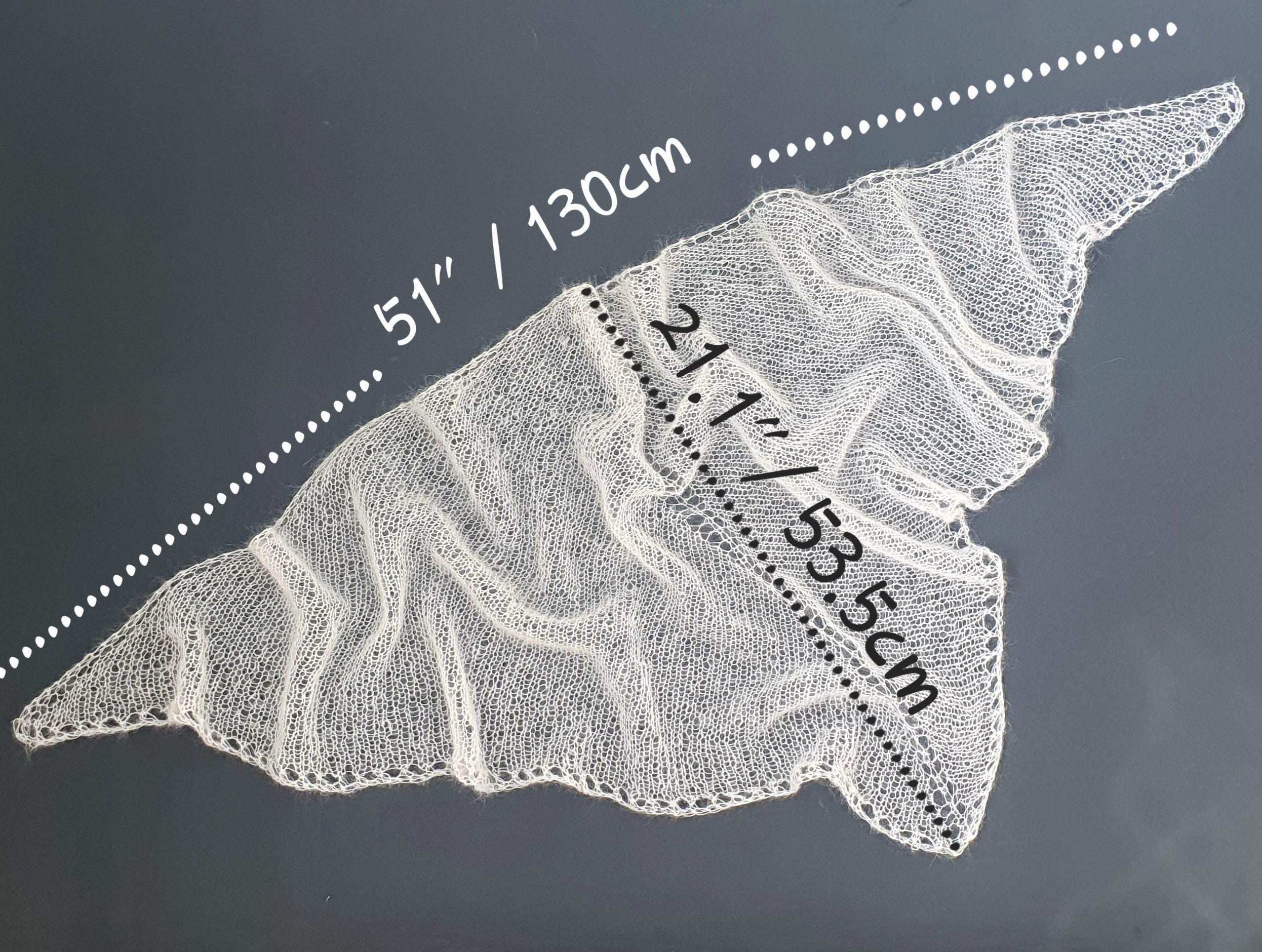 Mohair Triangle Shawl. Knitted Shawl. Mini Shawl Wrap. - Etsy