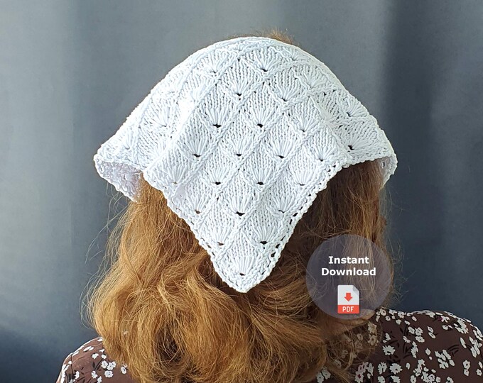 Knitting Pattern for Capsule Scarf No. 1, Scarf, Kerchief Knitting ...