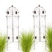 H Potter Italian Wall Trellis Set of 2 With Wall Mounting Brackets ...