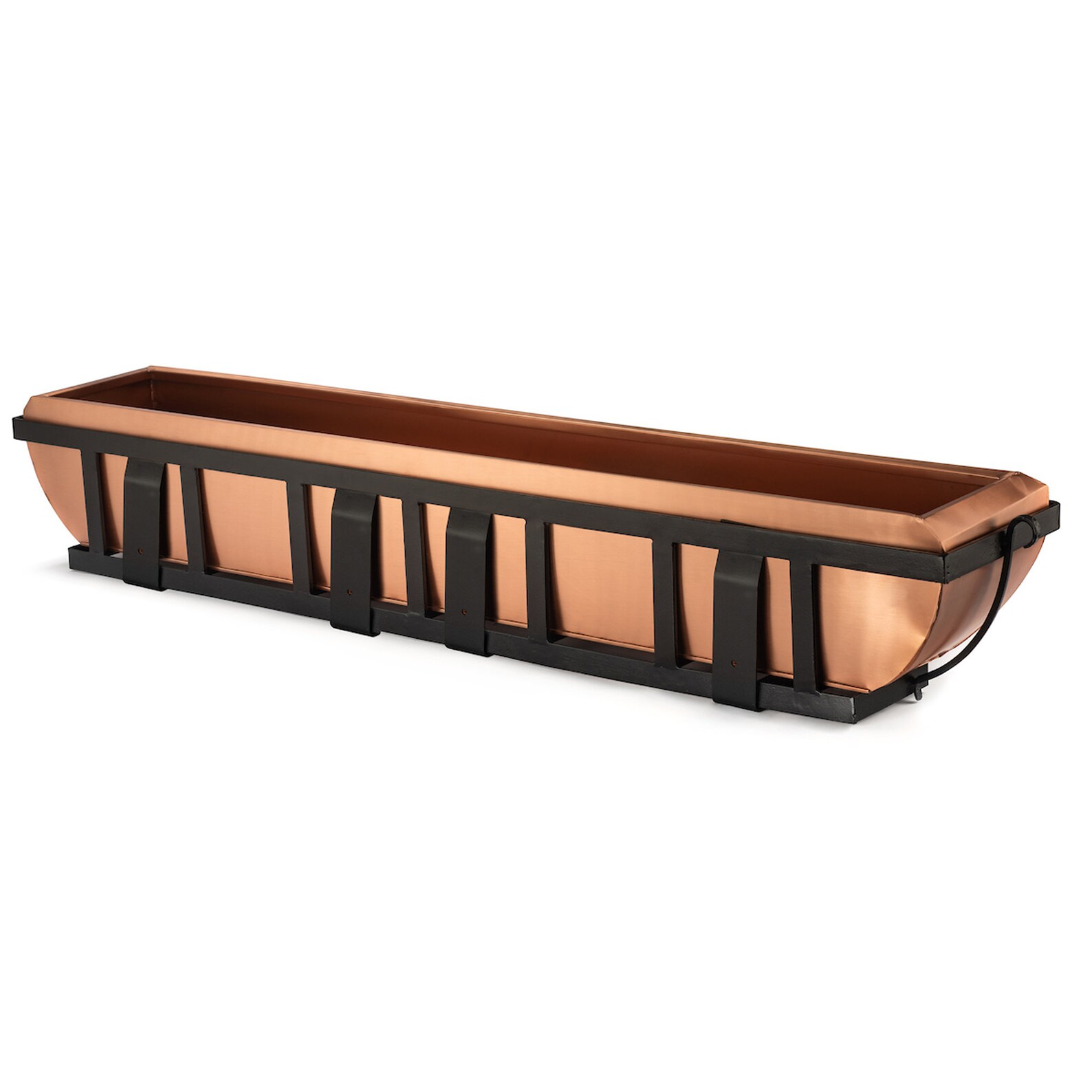 H Potter Copper Window Box 48 Inch With Metal Planter Brackets | Etsy