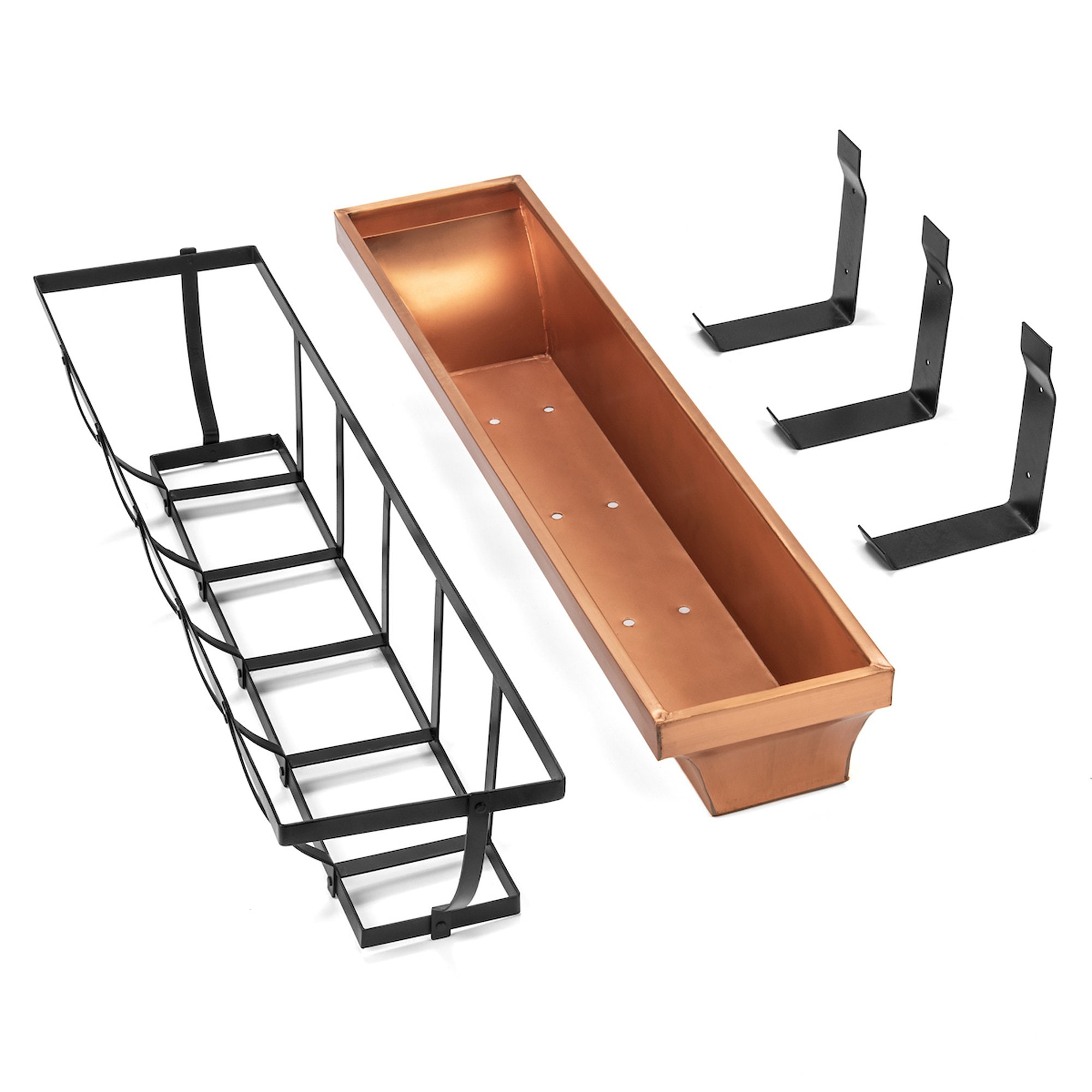 H Potter Copper Window Box Metal Planter 36 Outdoor - Etsy