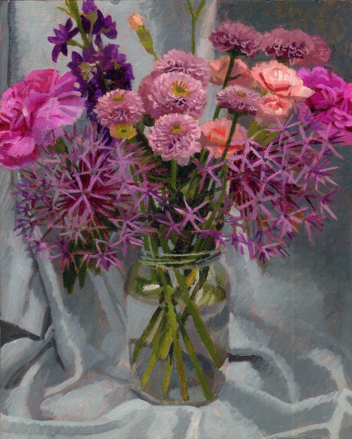 Original Oil Painting of Flowers Floral Oil Painting Ideal - Etsy