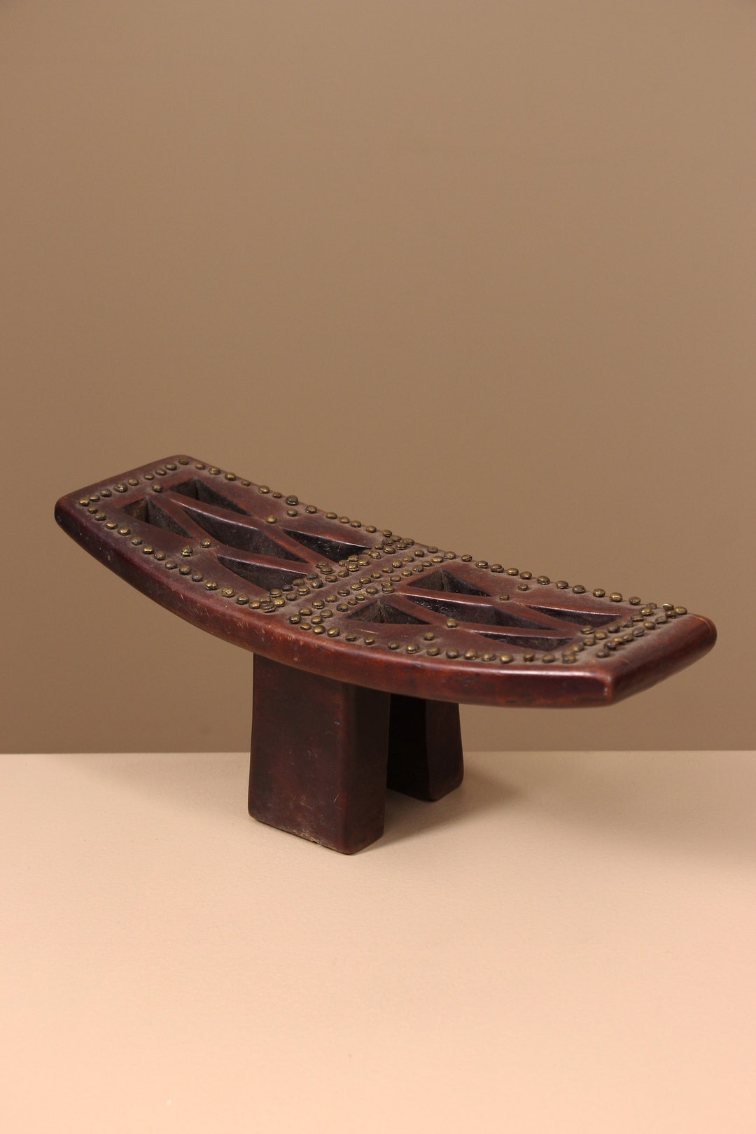 African Art Mongo Headrest From Congo - Etsy