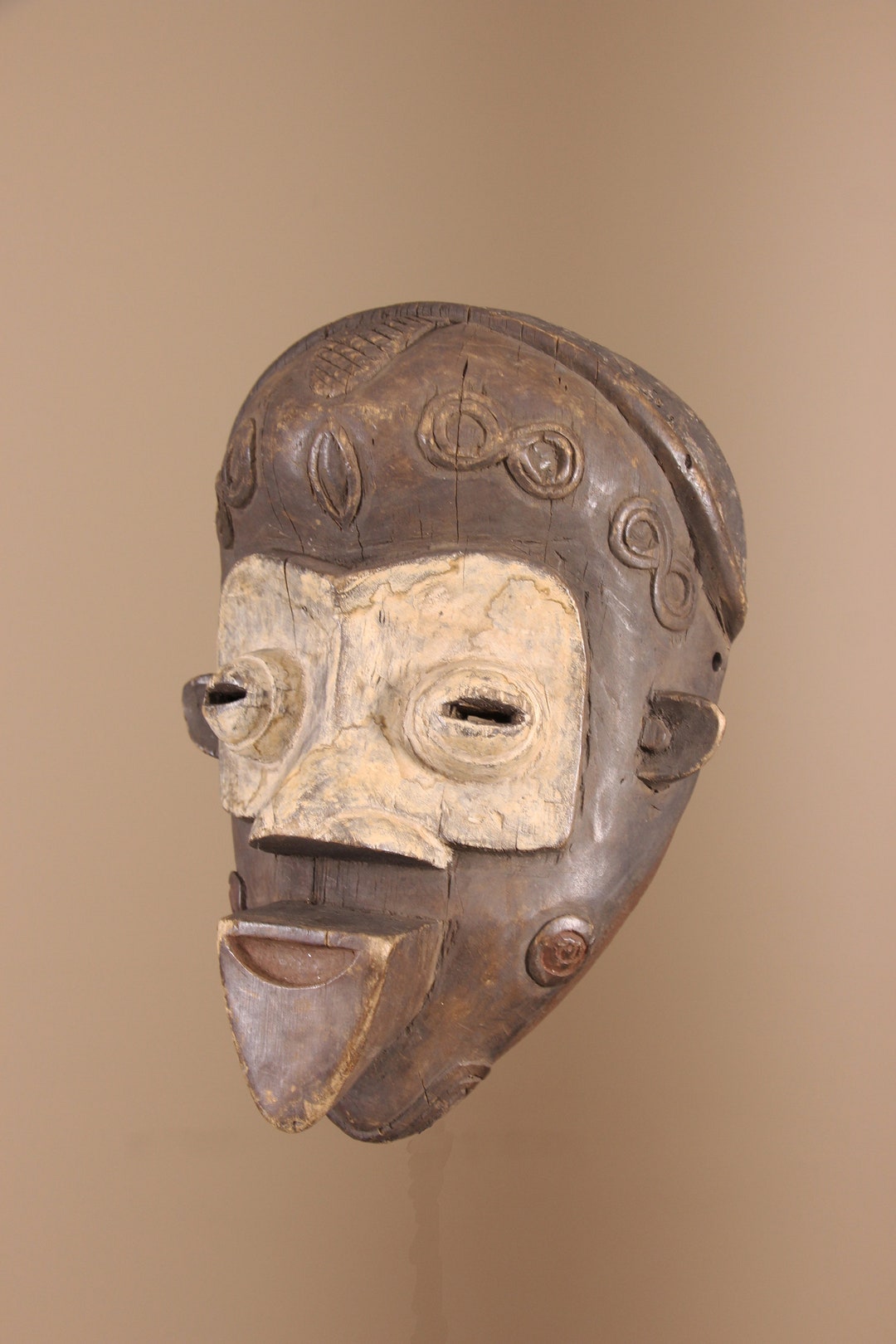 African Art Lwalwa Mask - Etsy