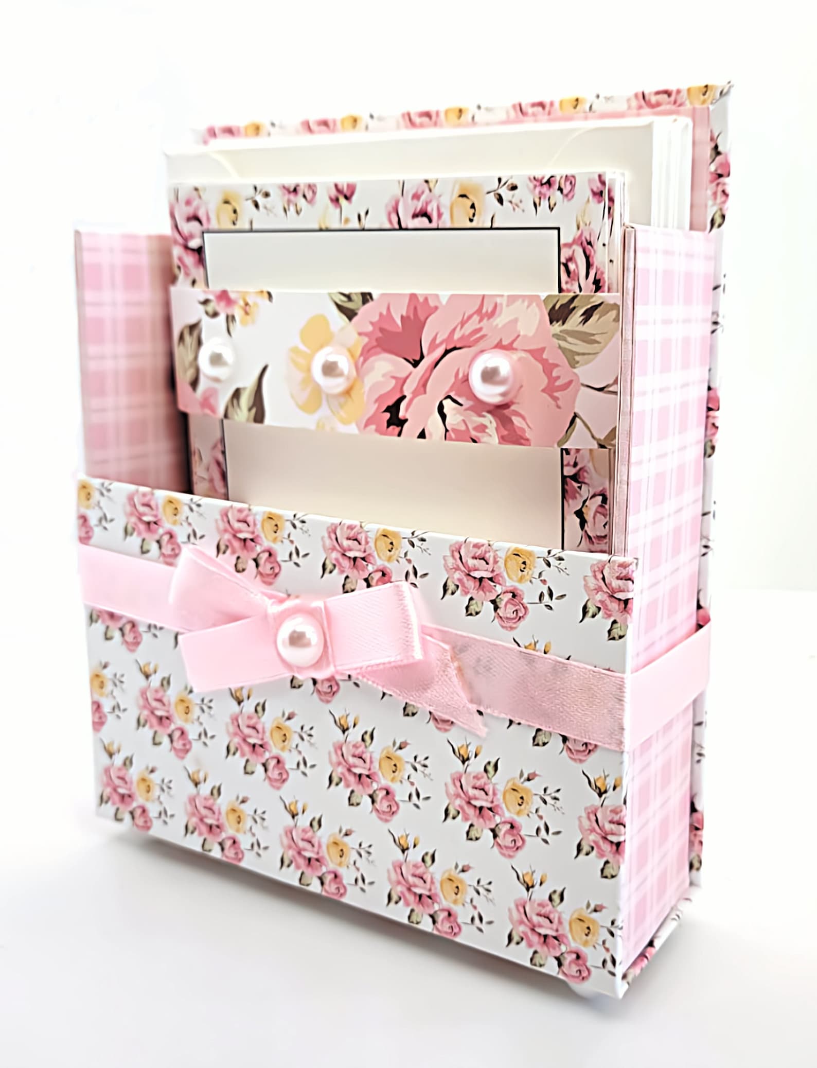 42-pc Stationery Gift Box Set W/reusable Desktop Organizer Box and Gold ...