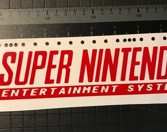 Super Nintendo Decal | Etsy