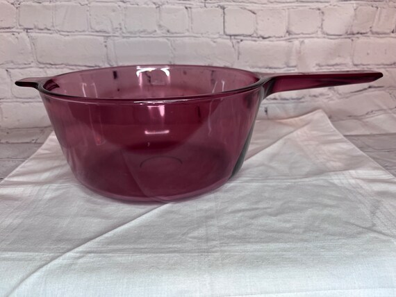 Vision Ware 2.5L Cranberry Cookware Sauce Pan Pot No Lid USA - Etsy