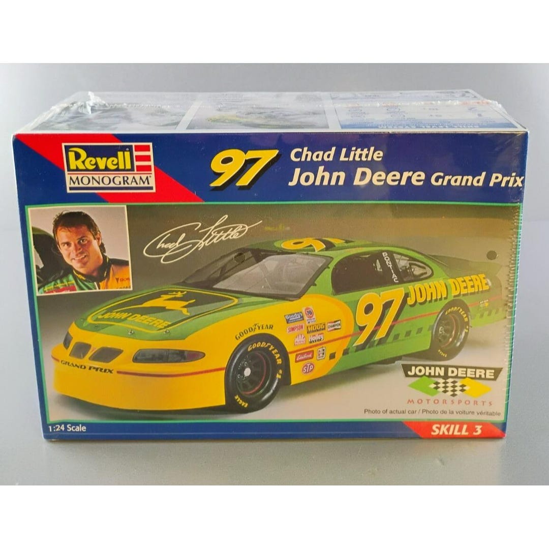 Revell 1997 Chad Little John Deere Grand Prix Model Kit 1/24 New Sealed ...