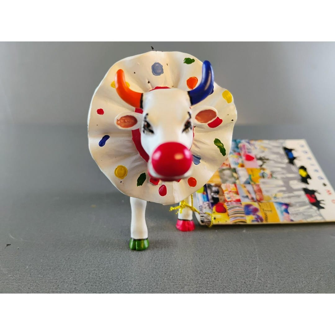 Cow Parade™ - Big Apple Cir-cow – 2001 - 20101 Clown Circus Vtg ...