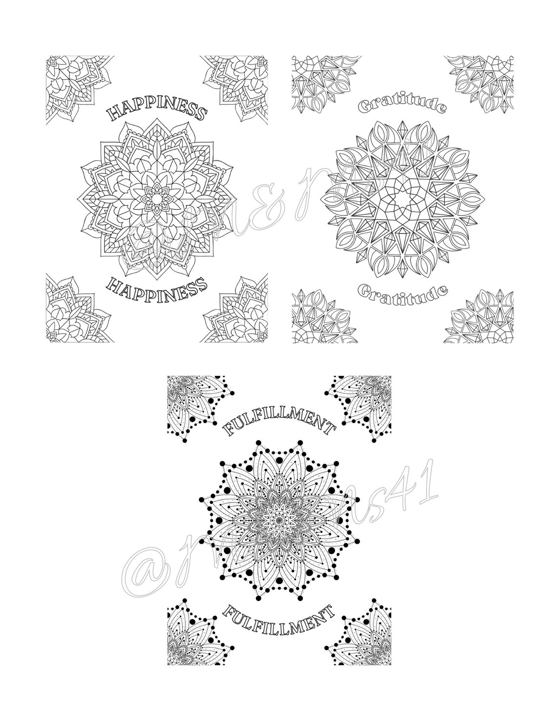 Adult Coloring Pages - Mandala - Mindfulness Coloring Pages - Weekly ...