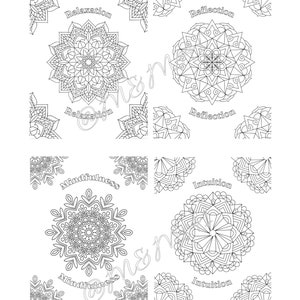 Mandala Coloring Pages – Weekly Mindfulness Meditation (digital ...