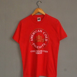 Vintage Miss American Coed Pageants 90s T Shirt Medium / Rare 90s ...