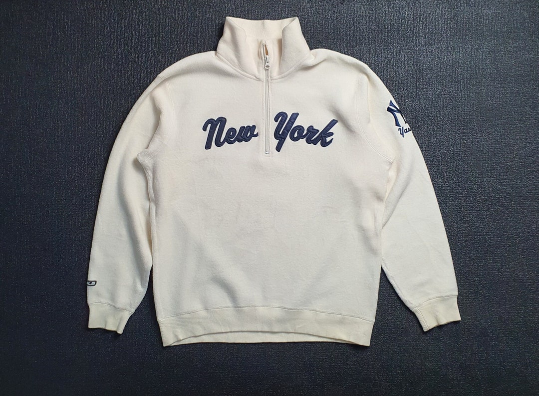 Vintage New York Yankees Fleece Sweater Size S-M / Vintage Y2K 2003 NY ...