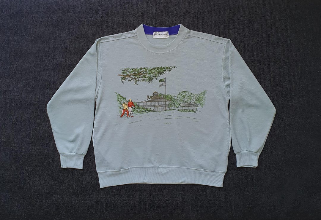 Vintage HOUSTON Open Golf Tournament 1990s Sweatshirt Jumper Size Small ...