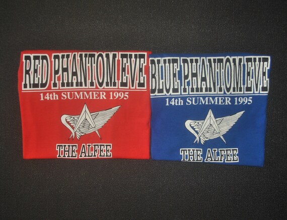 Vintage THE ALFEE 1995 Red & Blue Phantom Eve Concert… - Gem