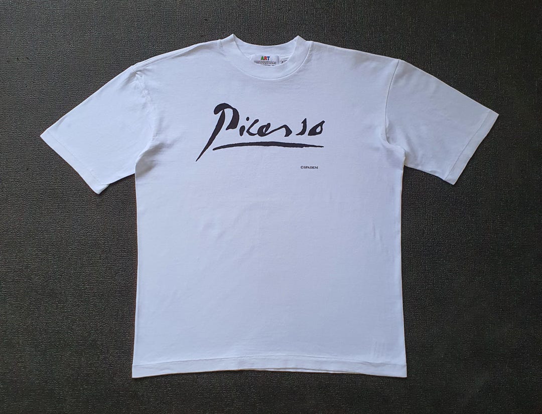 Vintage 1995 PICASSO Spadem Signature Art Collection T Shirt M / 95-96 ...