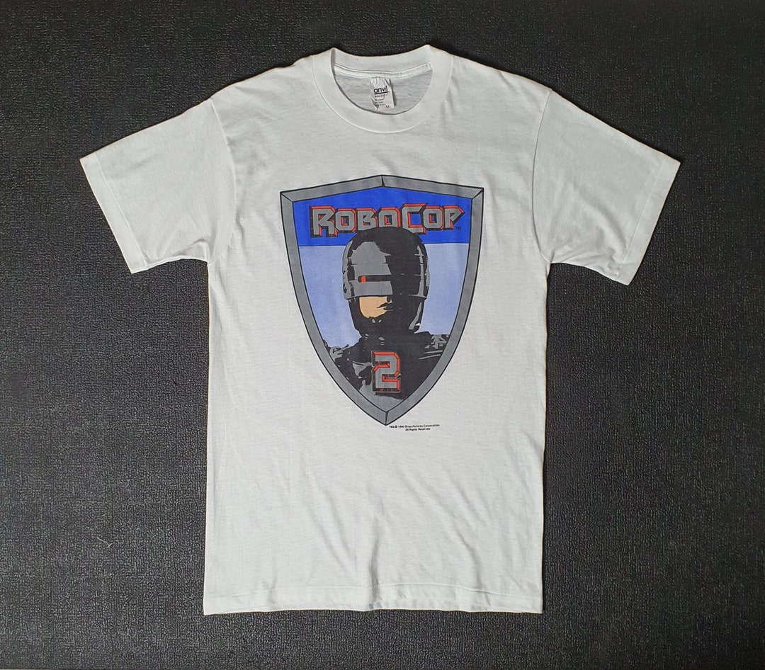 Vintage 1990 ROBOCOP 2 Movie T Shirt Size S-M / Rare 90s American ...