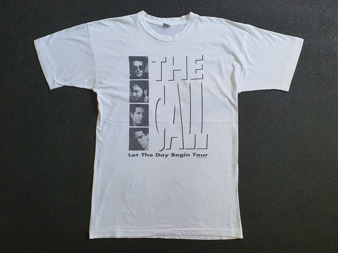 Vintage 1989 THE CALL Let the Day Begin Tour Promo T Shirt M-L / 1980s ...
