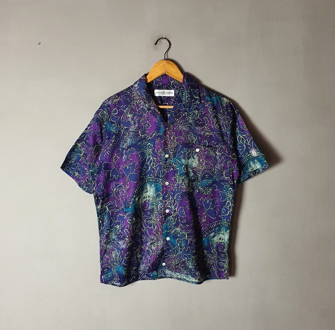 Vintage Dennis Conner Button up Americas Shirt Size Medium / Rare 90s ...