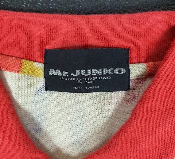 Vintage MR. JUNKO Junko Koshino For Men's Polo Collar… - Gem