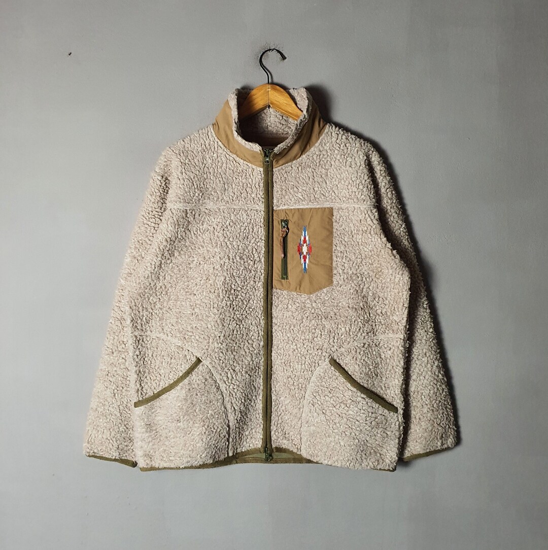 TITICACA Japanese Brand Native Fleece Jacket Size Large / Harajuku ...