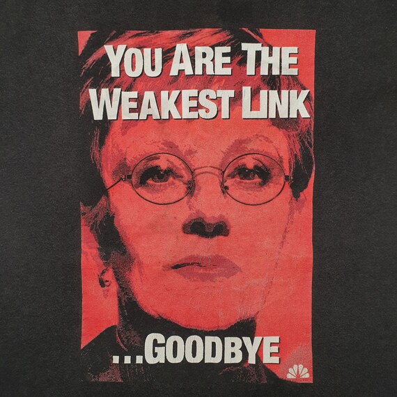 Vintage The Weakest Link Anne Robinson T Shirt size M… - Gem