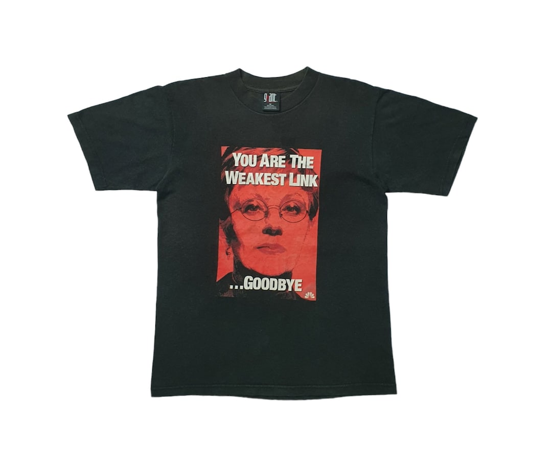 Vintage the Weakest Link Anne Robinson T Shirt Size Medium / Rare Bbc ...
