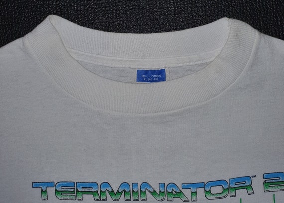 Vintage 1991 TERMINATOR 2 Judgment Day Movie T shirt … - Gem
