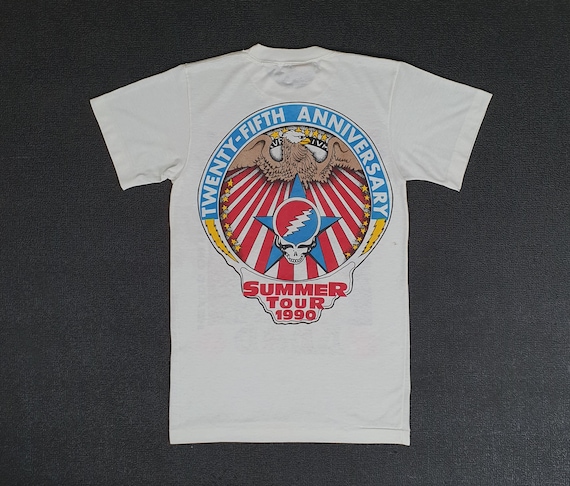 Vintage 1990 GRATEFUL DEAD Heads on Tour T Shirt Size XS-S Vintage 1990 GRATEFUL DEAD Heads on Tour T Shirt Size XS-S
