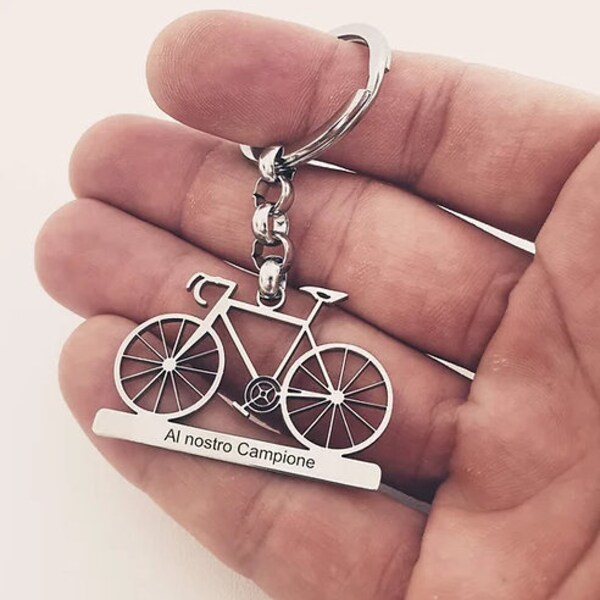 Bicycle Keychain - Etsy