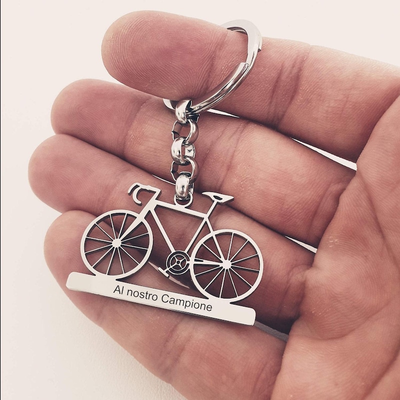 Bicycle Keychain - Etsy