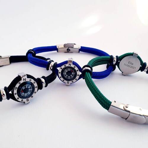 Compass Bracelet Women Working Compass Bracelet Sterling - Etsy