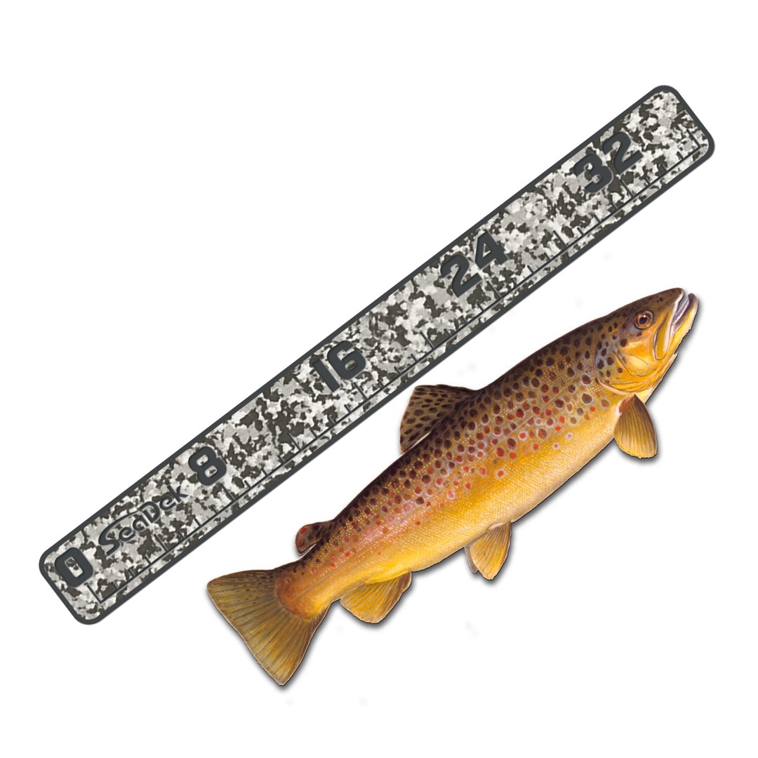 Seadek 36" Fish Ruler - Marine EVA Foam - Strong Stick Adhesive - Non ...