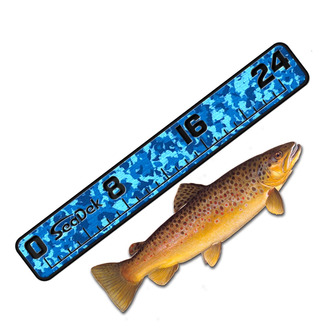 Seadek 24" Fish Ruler - Marine EVA Foam - Strong Stick Adhesive - Non ...